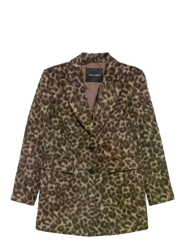 THELAURENT Leopard-print Jacket - Neutrals