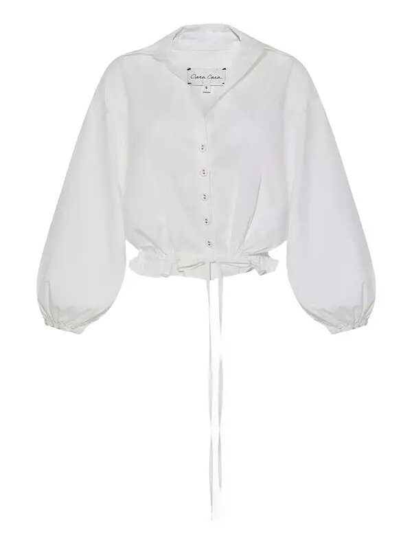 Cara Cara Hutton Blouse - White