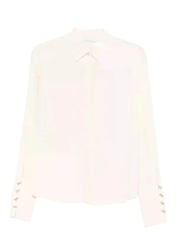 Patrizia Pepe Long Sleeve Shirt - Neutrals