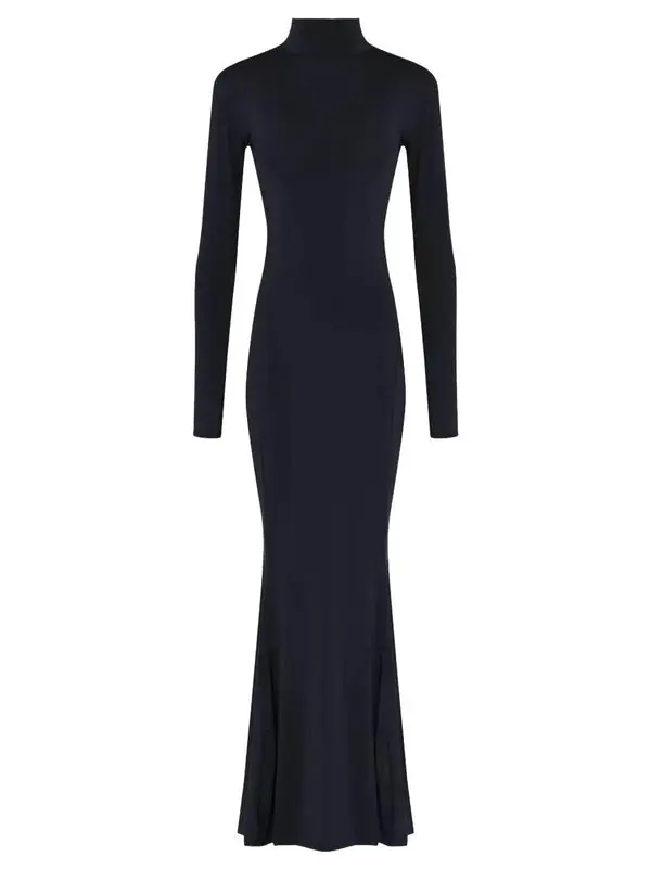 AMIR SLAMA X Astrid High-neck Maxi Dress - Black