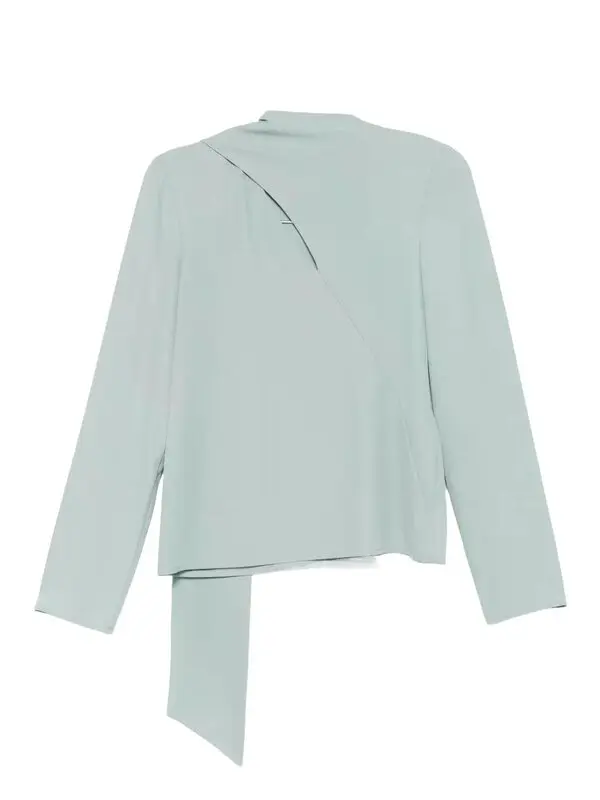 Patrizia Pepe Asymmetric Blouse - Green