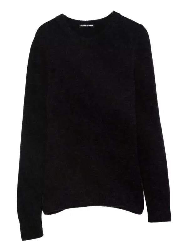 SUSANNE BOMMER Crew-neck Long Sleeve Sweater - Blue
