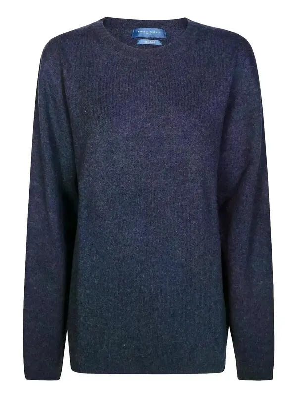 DANIELE FIESOLI Long-sleeve Crew Neck Sweater - Blue