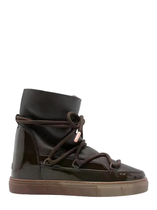 Inuikii Full Leather Ankle Boots - Brown