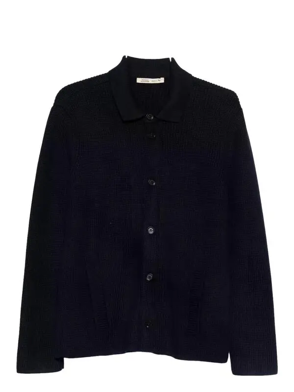 MAURIZIO BALDASSARI Button Pocket Cardigan - Blue