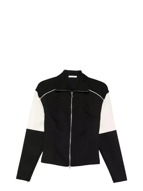 Patrizia Pepe Zip-up Sweatshirt - Black