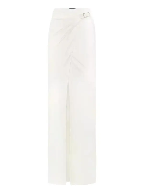 TOM FORD Wrap-front Maxi Skirt With Buckle - Neutrals