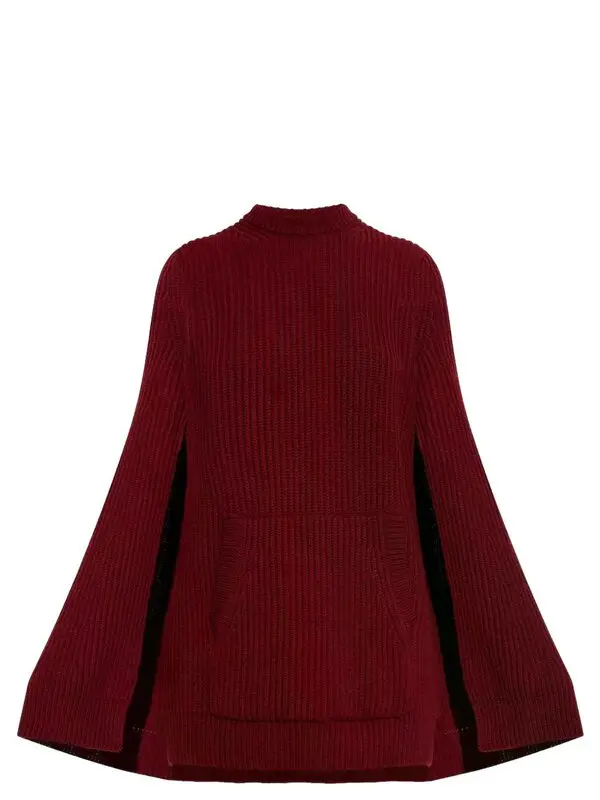 Max Mara Astoria Cape Mini Dress - Red