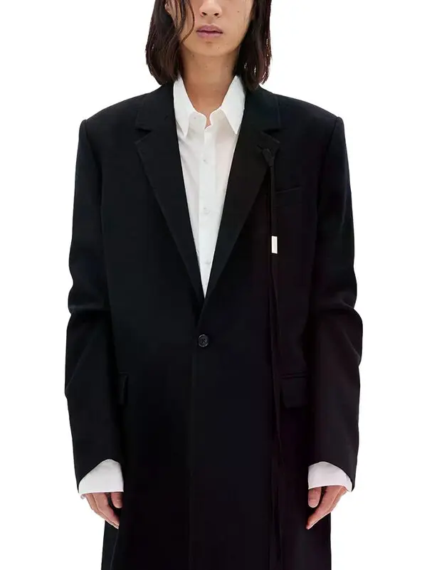 ANN DEMEULEMEESTER Thor Wool Blazer - Black