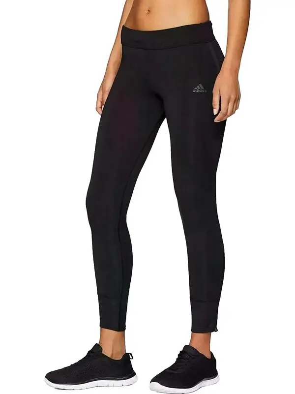 Adidas High-waisted Leggings - Black