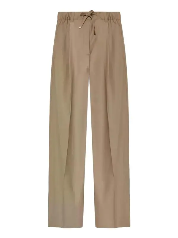 Moncler Front-pleated Trousers - Brown