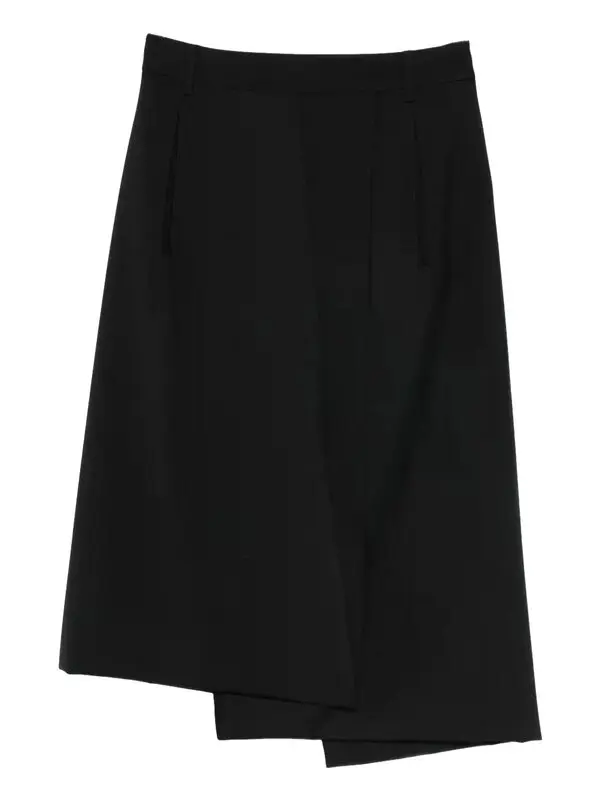 Tibi Asymmetrical Skirt - Black
