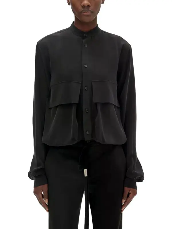 ANN DEMEULEMEESTER Karita Cargo Shirt - Black