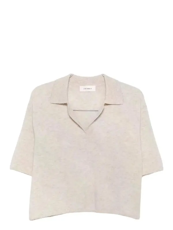 LISA YANG Neela Short-sleeve Top - Neutrals