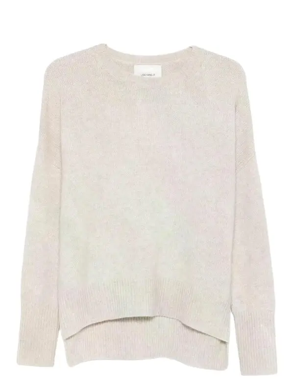 LISA YANG Mila Ribbed Sweater - Neutrals