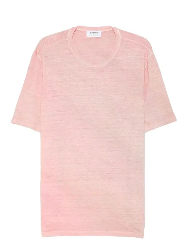 GRAN SASSO Round-neck T-shirt - Pink