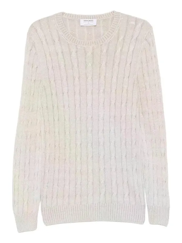 GRAN SASSO Crew-neck Sweater - Neutrals