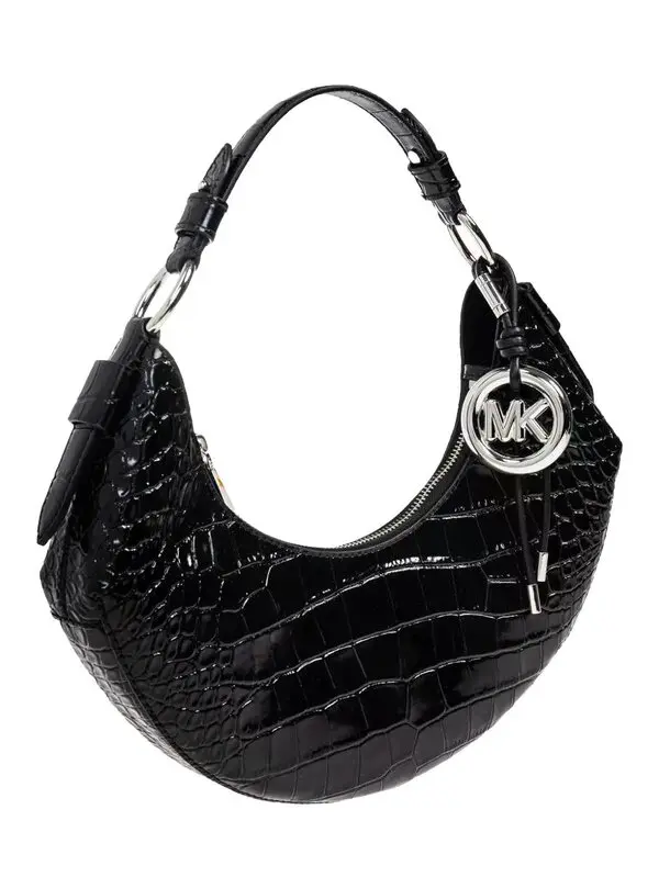 Michael Kors Koa Logo-charm Shoulder Bag - Black
