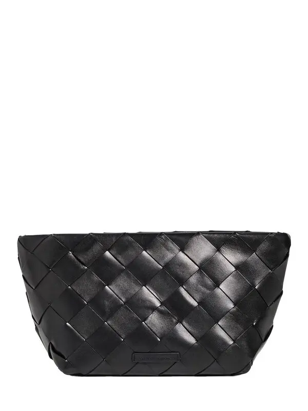 LOEFFLER RANDALL Woven Clutch - Black