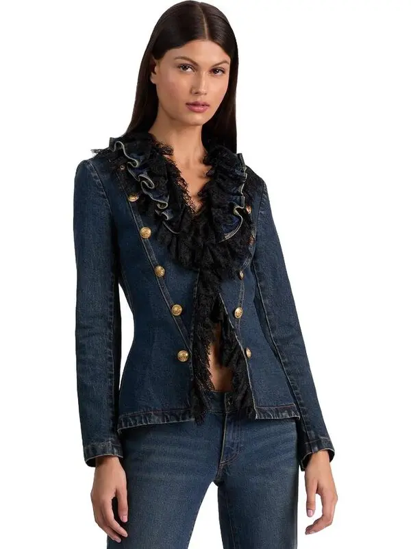 Alice + Olivia Elmira Jacket - Denim