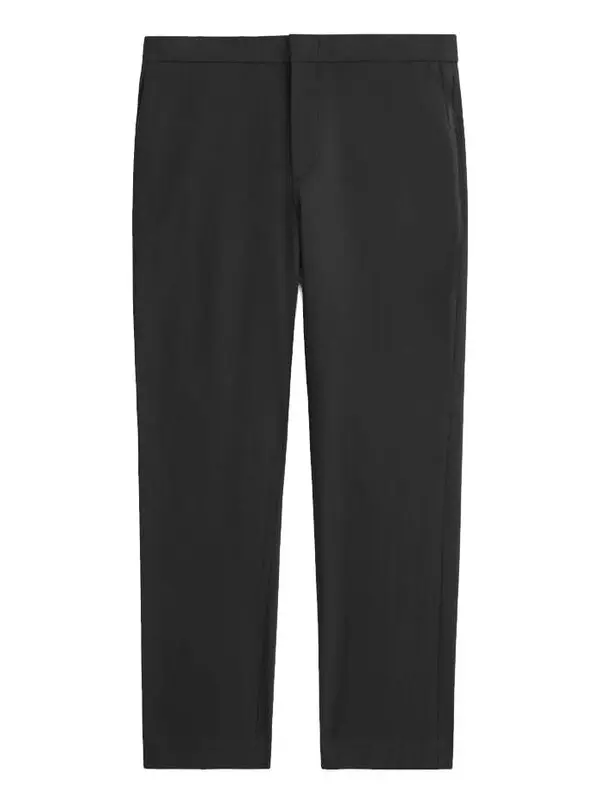 Cos Cotton Slim-leg Trousers - Black
