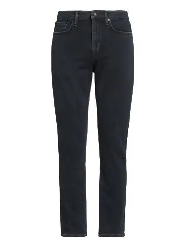 Rag & Bone Tapered Jeans With Embroidered Logo - Blue