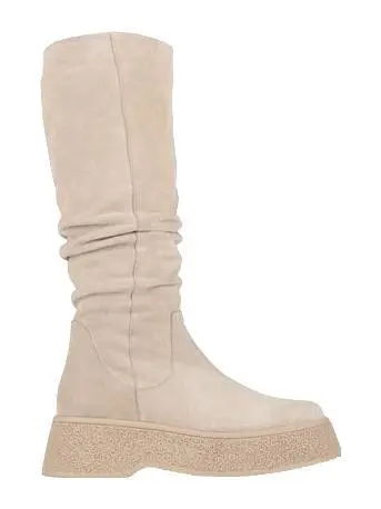 TOSCA BLU Leather Boots - Beige
