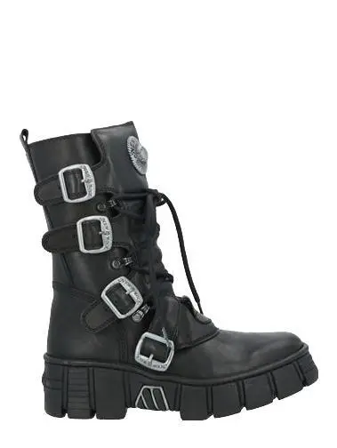 NEW ROCK Ankle Boots - Black