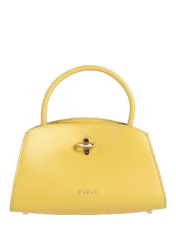 Furla Leather Handbag - Yellow