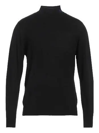 Armani Exchange Turtleneck Knit Top - Black