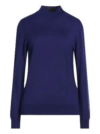 Armani Exchange Turtleneck In Acrylic And Virgin Wool - Blue