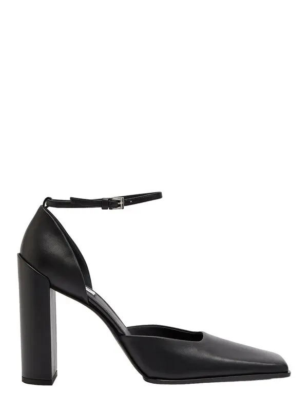 Alaïa Dorsay 90 Leather Pumps - Black