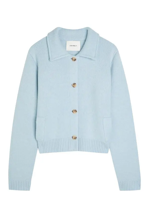 LISA YANG Lynna Cashmere Jacket - Blue