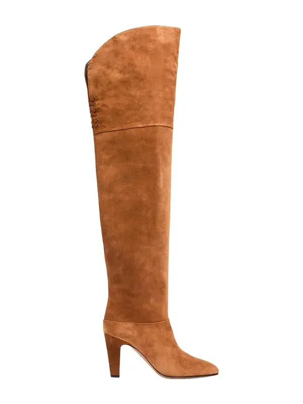Chloé Suede Over-the-knee Boots - Brown