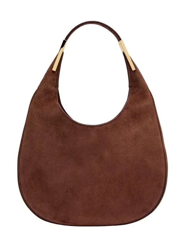 Savette Florence Small Hobo Bag - Dark Brown