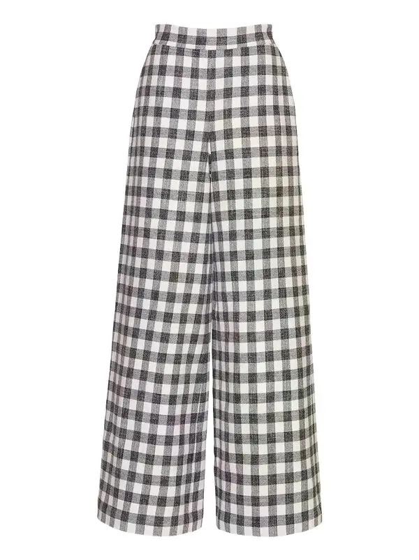 Cara Cara Mayflower Gingham Trousers - Black