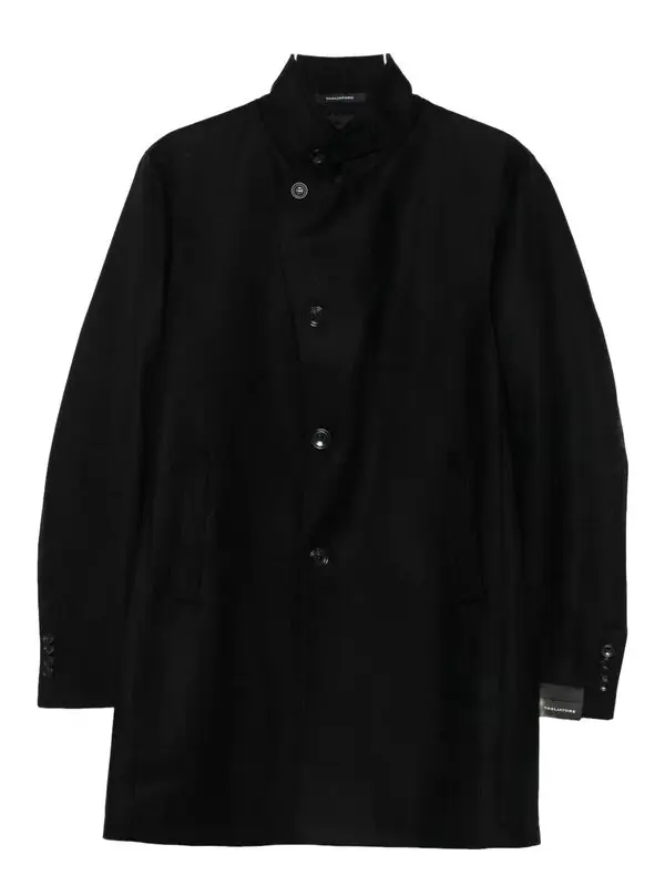 Tagliatore Buttoned Coat - B1111 Black