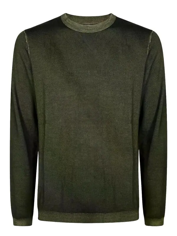 SUN 68 Crew Neck Sweater - Green
