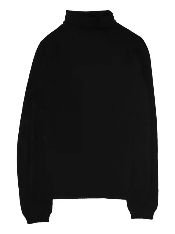 GRAN SASSO Roll-neck Sweater - Black
