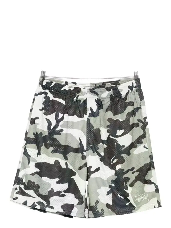 StÜssy Camouflage-print Shorts - White
