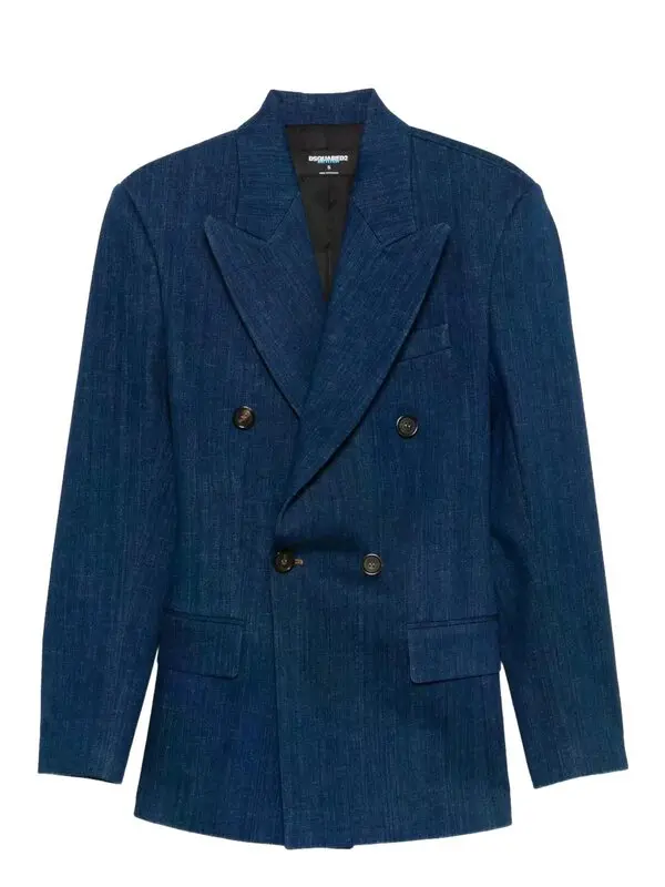 Dsquared2 Double-breasted Jacket - Blue