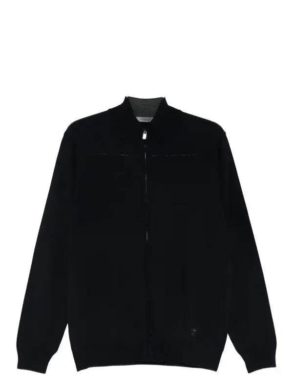 Corneliani Zip-up Cardigan - Blue