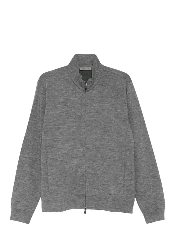 Corneliani Zip-up Cardigan - Grey