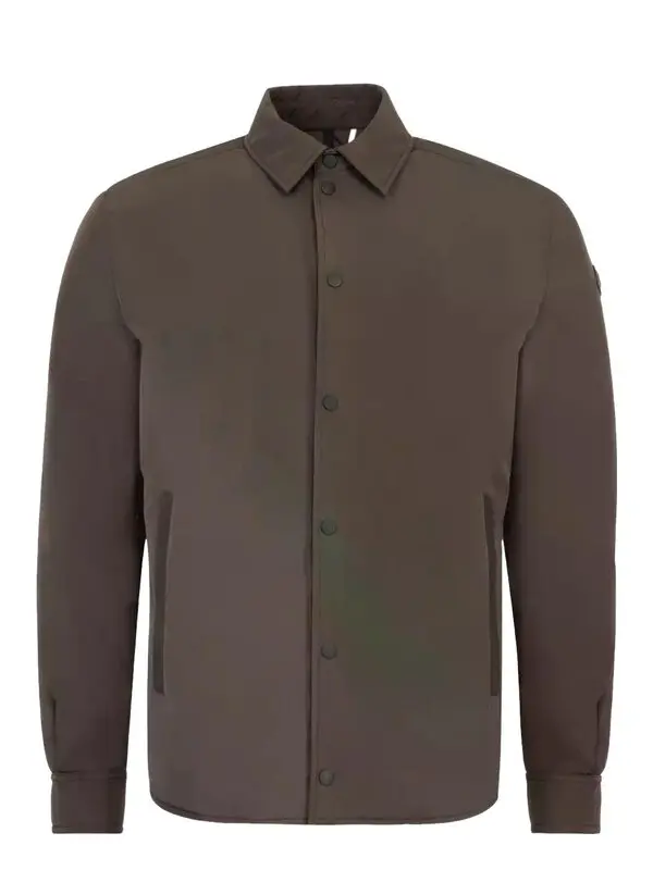 Moncler Gascogne Buttoned Shirt Jacket - Brown