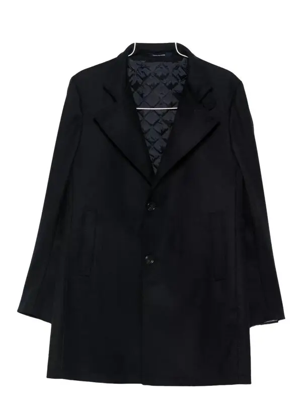 Tagliatore Buttoned Coat - Blue