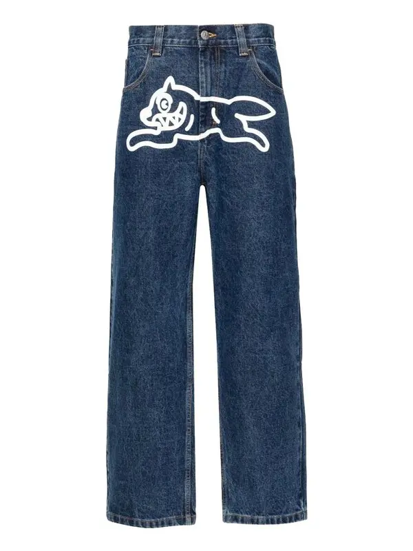 ICECREAM Running Dog Denim Jeans - Blue