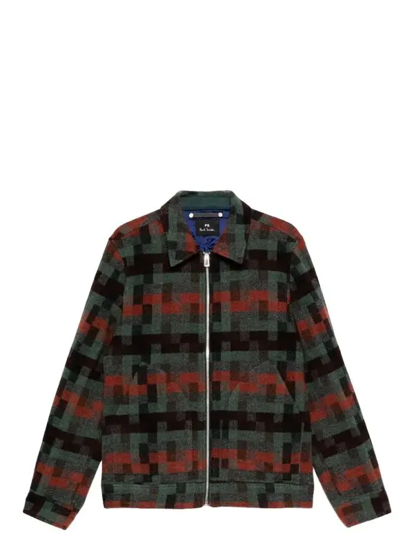 Paul Smith Printed Wool Jacket - Multicolour