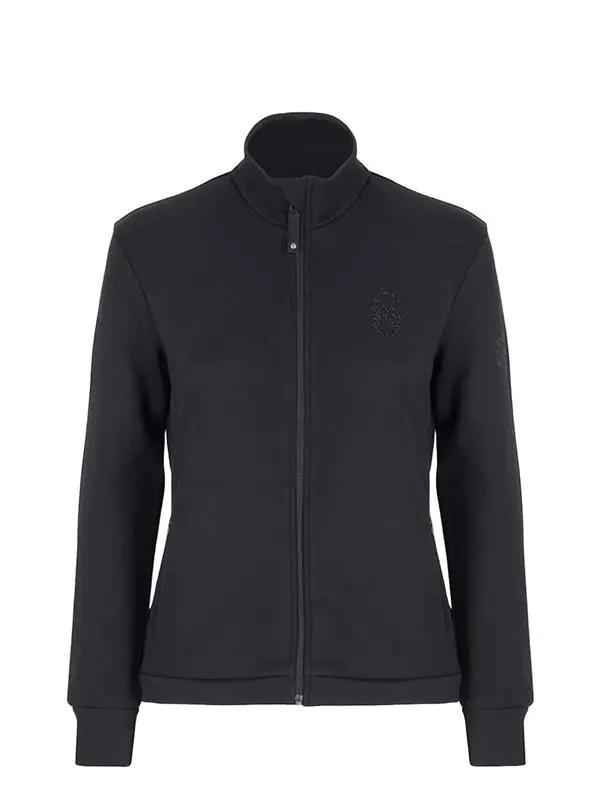 CONTE OF FLORENCE Mad River Glen Full Zip Sweatshirt - Black
