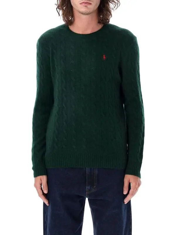Ralph Lauren Wool-cashmere Cable-knit Jumper - Green