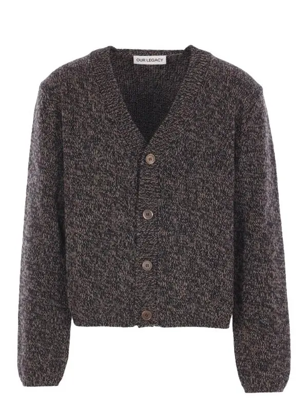 Our Legacy Cardigan - Bear Twist Mouline